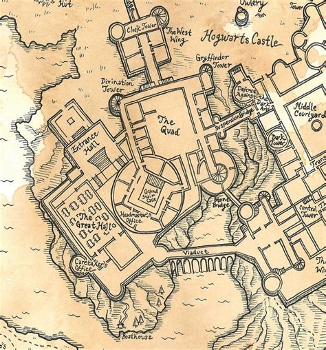 Hogwarts Castle Map By Floor Map Of Hogwarts Castle First Floor Xhri