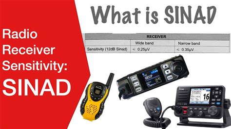 What Is Sinad Radio Receiver Sensitivity Specification Youtube