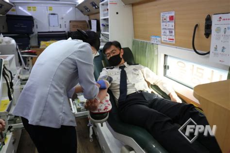 FPN 소방방재신문 대구동부소방서 생명나눔 운동 사랑의 헌혈 동참