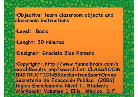 School Objects Vocabulary Flashcards Español Ele Powerpoints
