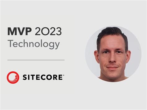 Sitecore Technology Mvp 2023 R Sitecore
