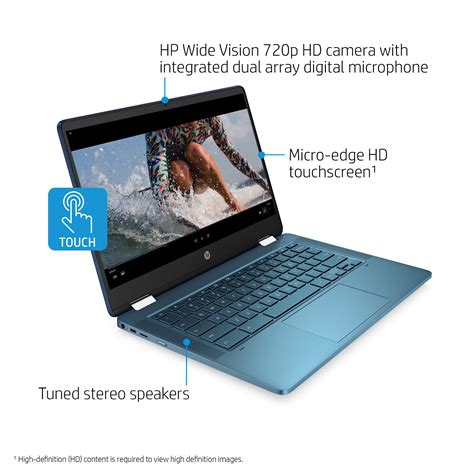 Laptop Hp X360 14a Chromebook 14 Hd Touchscreen