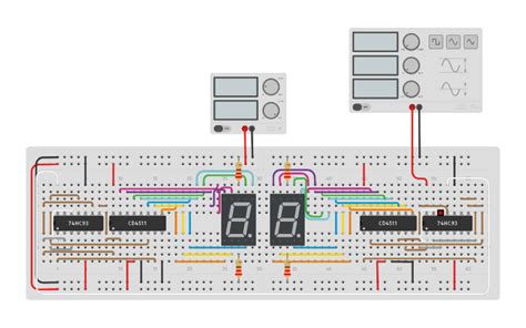 Circuit Design Counter 0 To 99 Tinkercad