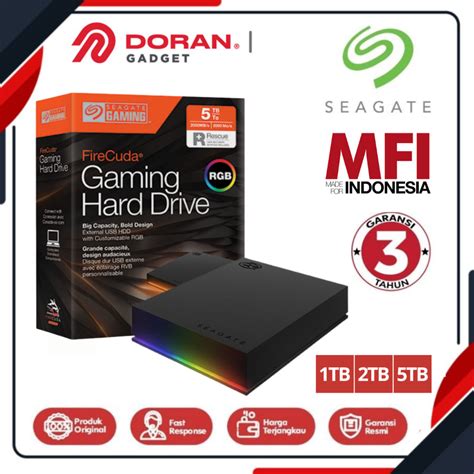 Jual Seagate Firecuda Gaming Hdd Rgb Harddisk External 2 5 Usb 3 2 1tb 2 Tb 5tb Shopee Indonesia
