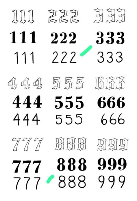 Pin By Jilian Fischer On Art Tattoo Number Tattoos Tattoo Font