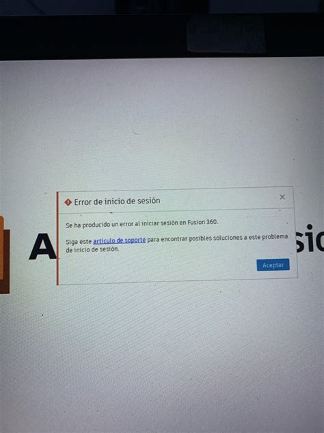 Sing In In Fusion 360 Why I Cant Run My Fusion This Message Appears Me When I Try To Start