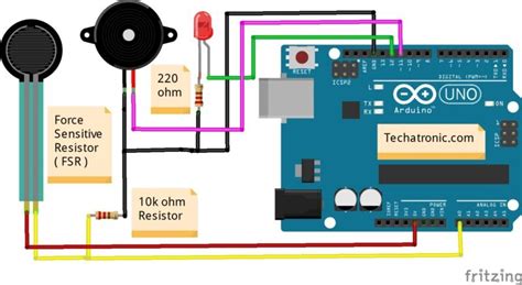Force Sensor With Arduino Weight Sensor Interface Techatronic