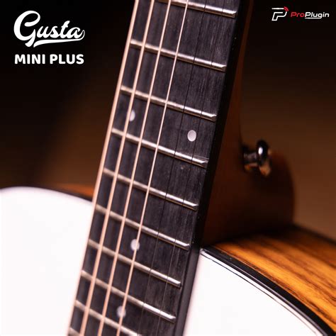 Gusta Mini Plus กีตาร์โปร่งไฟฟ้า พร้อมเอฟเฟคในตัว Proplugin Shopee Thailand