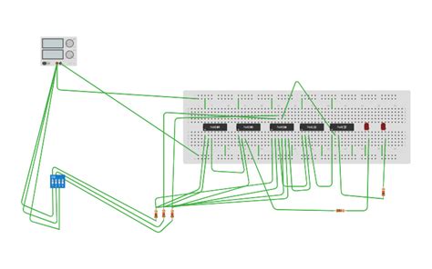 circuit design full adder tinkercad