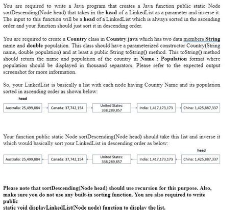 Solved You Are Required To Write A Java Program That Creates