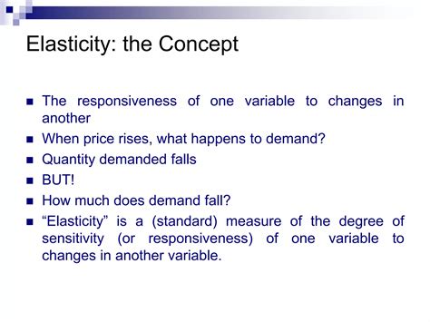 Elasticity Of Demand PPT