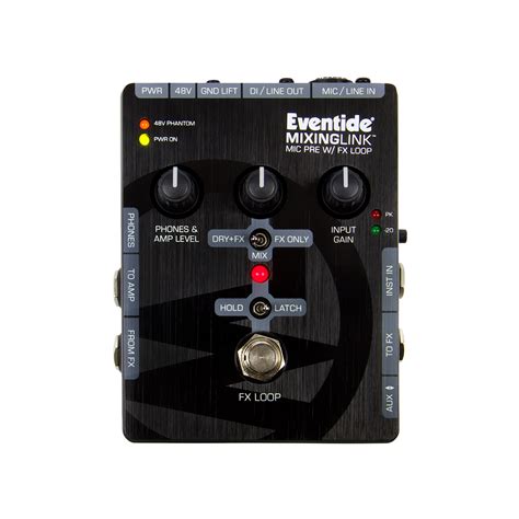 Pedal Mic Préfx Loop Eventide Mixinglink Gsb Proaudio