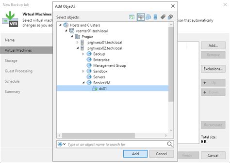 Creating Backup Job Quick Start Guide For VMware VSphere