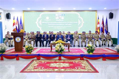 ឯកឧត្ដម អភិសន្តិបណ្ឌិត ស សុខា ៖ សិស្សនគរបាលទាំងអស់ ខិតខំពង្រឹង