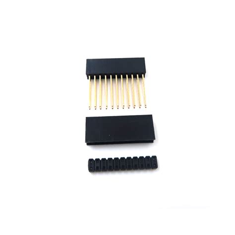 Custom 2pin 40pin Dip Smt 1 27mm 2 0mm 2 54mm Double Row Female Pin Header From China