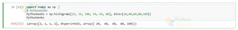Python Histogram Python Geeks