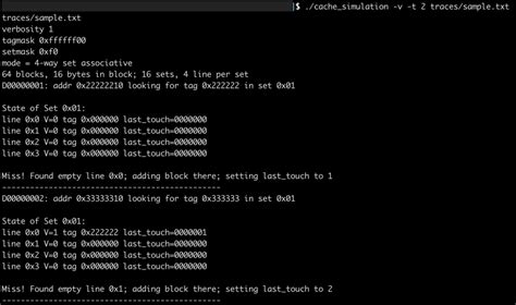 Cache Simulator Samuel R Barton