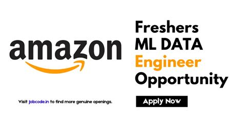 Freshers Ml Data Engineer Associate Role At Amazon Jobcode