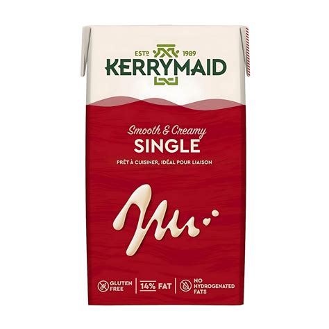 Kerrymaid Dairy Single Cream Carton 12x1ltr Warley Food Service