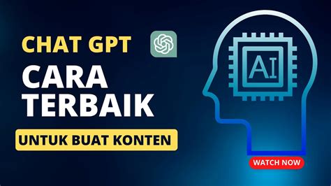 Cara Menggunakan Chat Gpt By Open Ai Untuk Buat Konten Youtube