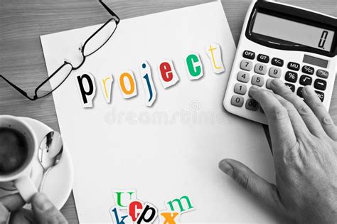 Concept Office And Word Project Stock Illustration Illustration Of Colors Office