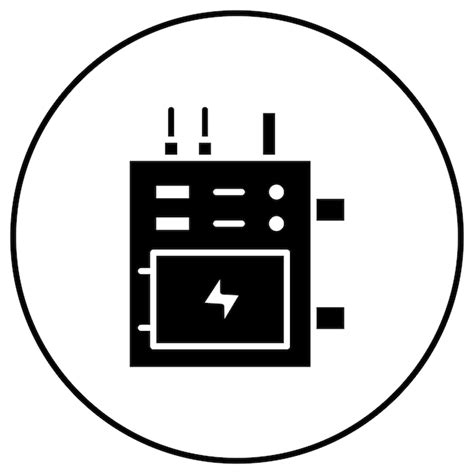 Premium Vector Fuse Box Icon Vector Image Can Be Used For Electrician Tools