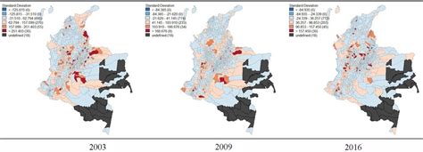 Standard Deviation Map Of Homicide Rate Download Scientific Diagram