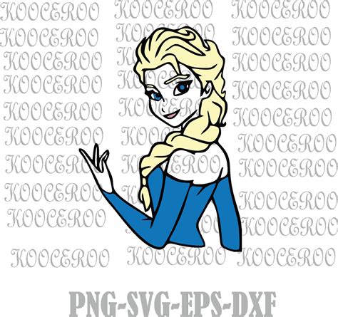Elsa Svg Elsa Layered Svg Elsa Clipart Png Frozen Svg Frozen Shirt Svg Elsa Vector Cut