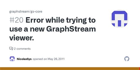 error while trying to use a new graphstream viewer · issue 20