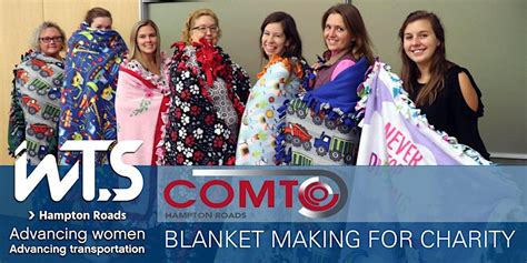 Comto Hampton Roads On Linkedin Wts And Comto Joint Blanket Making Charity Event