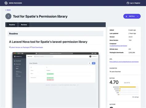 Nova Permission Laravel Themes And Templates