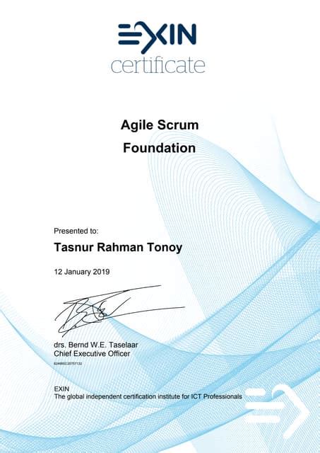 Agile Scrum Foundation Certificate Asf Pdf