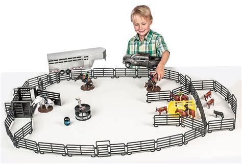 Big Country Toys Ultimate Rodeo Set 61 Piece Rodeo Play Set 120