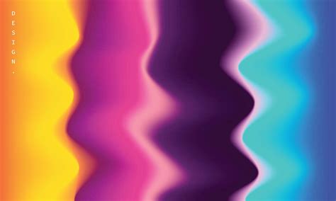 Colorful Wavy Gradient Mesh Background Abstract Fluid Color Gradation