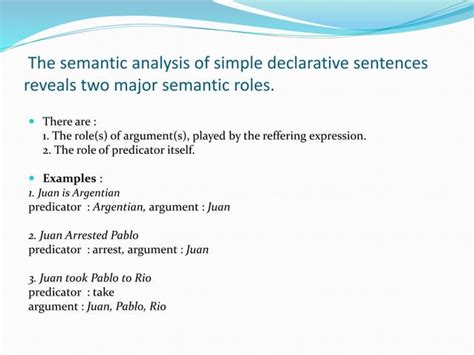 Predicates In Semantic Pptx