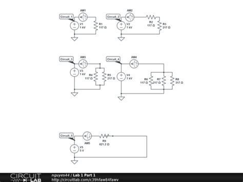 Lab 1 Part 1 CircuitLab