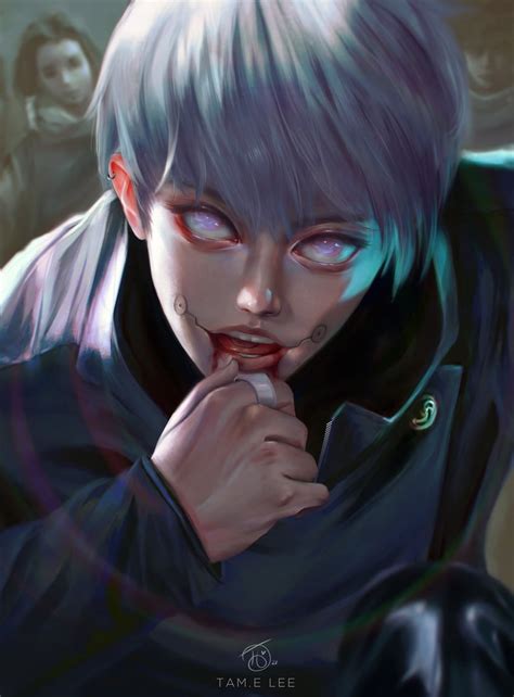 Inumaki Toge Jujutsu Kaisen Drawn By Tamelee Danbooru
