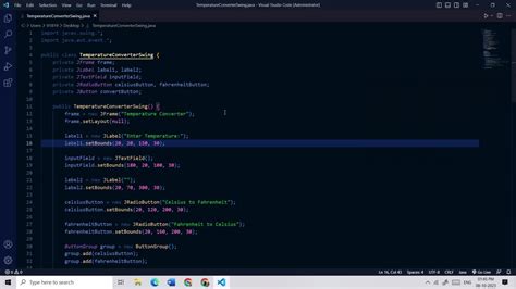 Shreyas P Kuppasad On Linkedin Motioncut Java Swing Tempconverter Vscode Internship