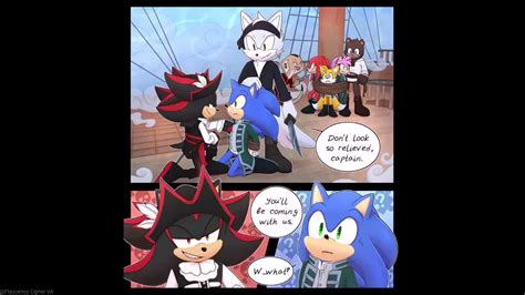💙sonadow🖤 🏴‍☠️☠️pirate Dont Look So Relived☠️🏴‍☠️ Comic Dub By 🌺