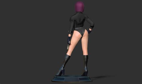 3d File Black Assassin ♀️ ・template To Download And 3d Print・cults