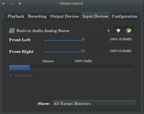 Sound Input Device Microphone Not Working Ask Ubuntu