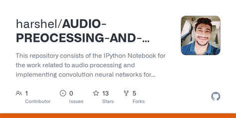 github harshel audio preocessing and speech classification this repository consists of the