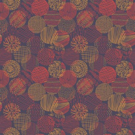 Vector Seamless Pattern Of Geometric Shapes Simple Texture Of Hand Drawn Curves Lines Spirals