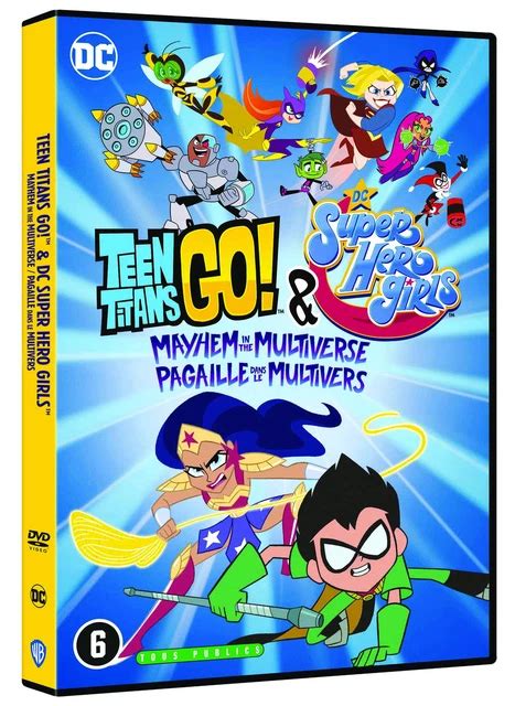 Teen Titans Go And Dc Super Hero Girls Mayhem In The Multivers Dvd