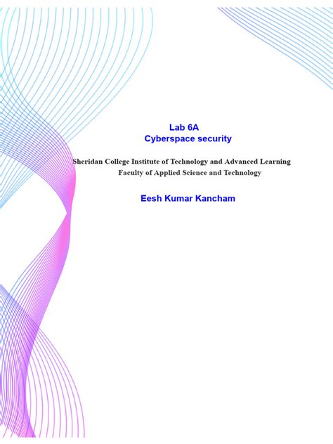 Lab 6a Pdf Security Computer Security