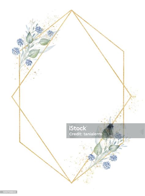 꽃 요소 손으로 그려진 래스터 일러스트와 기하학적 각도 프레임 0명에 대한 스톡 벡터 아트 및 기타 이미지 0명 각도