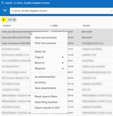 Bulk Save Email Attachments From Multiple Emails Efiler