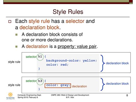 CMPE 280 Web UI Design And Development February 6 Class Meeting Ppt