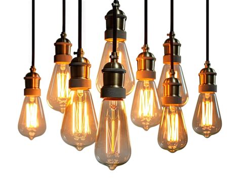 Premium Photo Decorative Antique Edison Style Filament Light Bulbs
