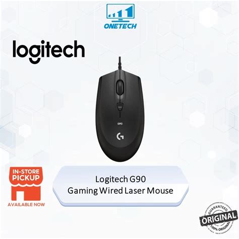 Logitech G90 Gaming Wired Laser Mouse Shopee Malaysia